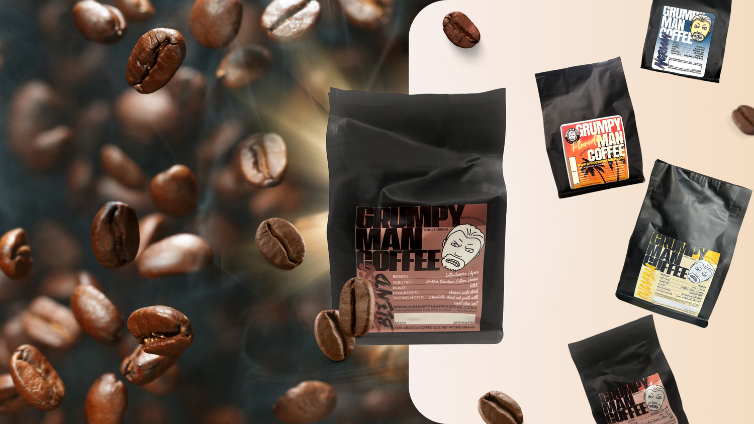 Fresh Coffee Bean Roasters - Florida | Grumpy Man Coffee – Grumpy Man ...